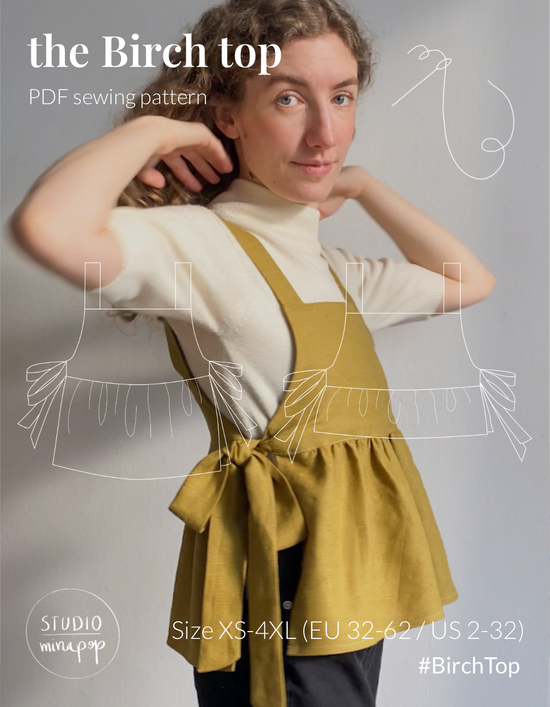 Birch top PDF sewing pattern – Studio Minapop