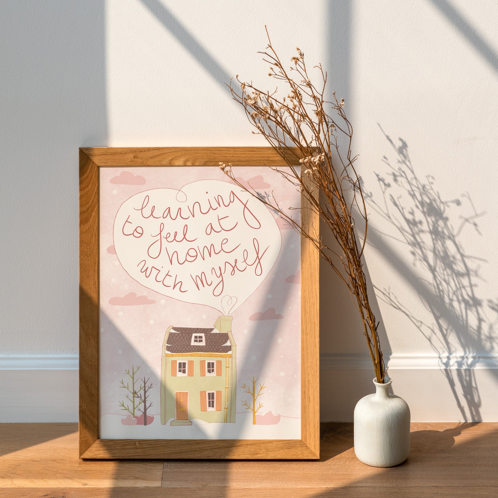 "Feeling at home" A4 print – Studio Minapop